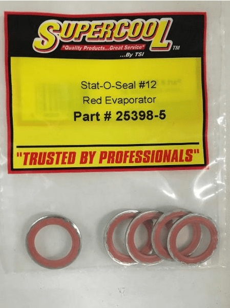 25398-5 -- Freightliner Stat-O-Seal #12 Red Evaporator Compressor Wash ...