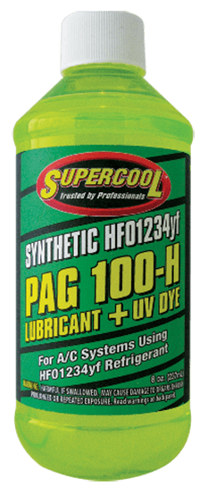 38589D (6 Pack) HFO-1234yf PAG 100 Compressor Oil + UV Dye 8oz ...